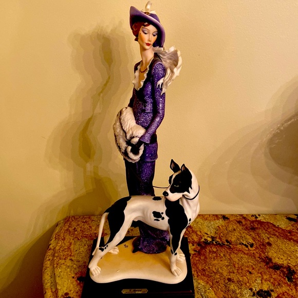 Other | Lady With Great Dane | Poshmark